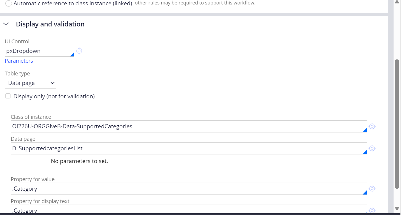 Picklist not displaying as dropdown when sourced via data page | Support Center